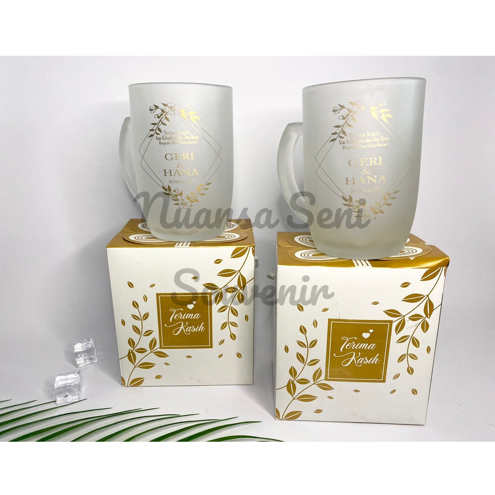 Jual Souvenir Tumbler Minum Kaca Doff Gelas Jus Mug Oval Gelas Slim CL ...