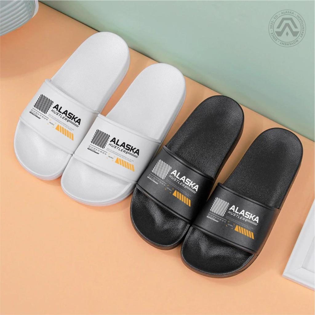 Jual Sandal Slop Pria Keren Sendal Slide Distro Murah | Shopee Indonesia