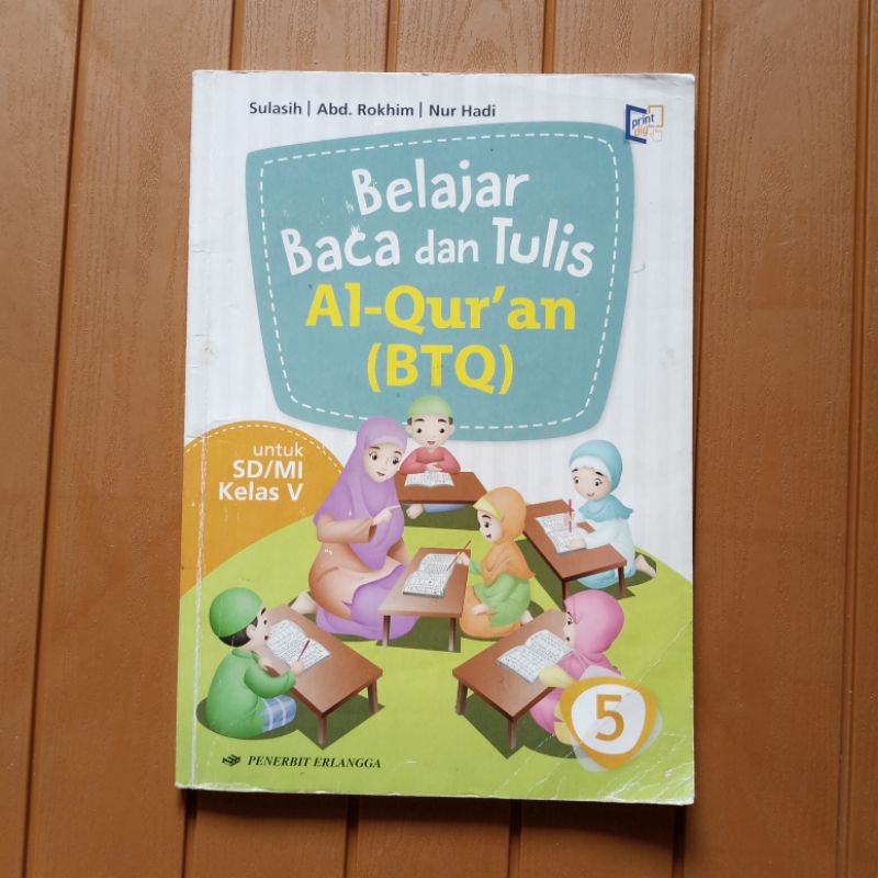 Jual BELAJAR BACA DAN TULIS AL QURAN (BTQ) UNTUK SD/MI KELAS V | Shopee ...