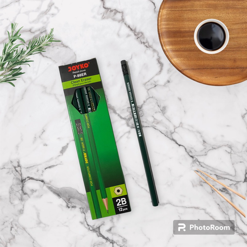 Jual pencil 2b joyko harga perkotak satu kotak isi 12 biji ,ujung ...