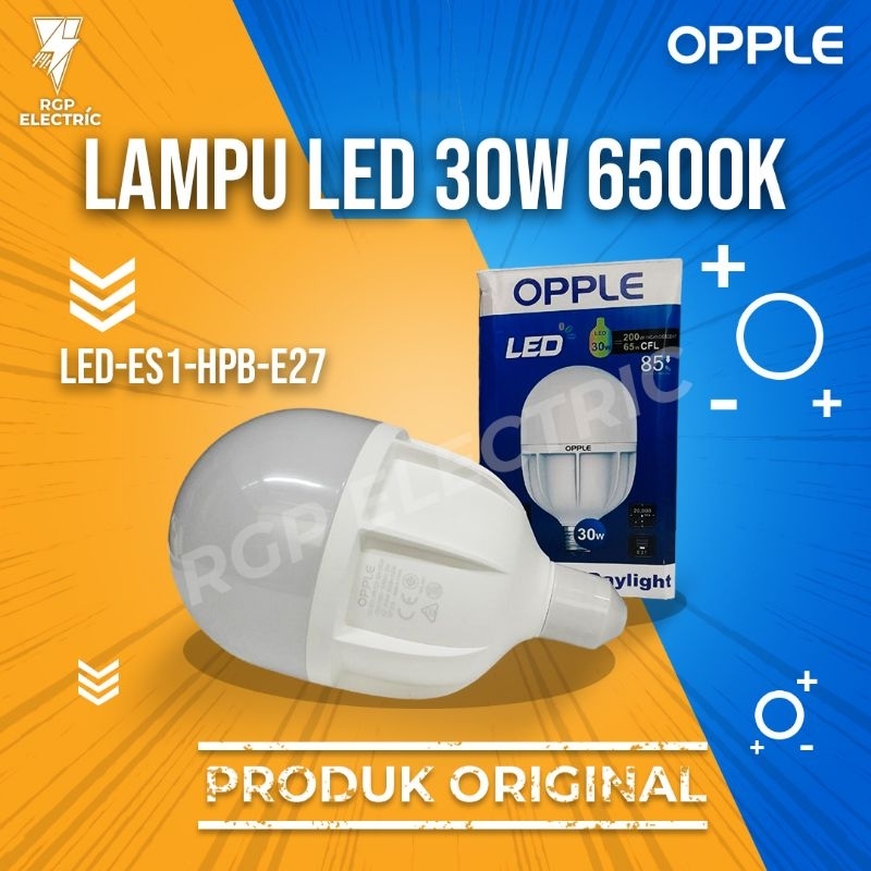 Jual Lampu LED OPPLE 30 Watt Putih 30W HPB 6500K | Shopee Indonesia