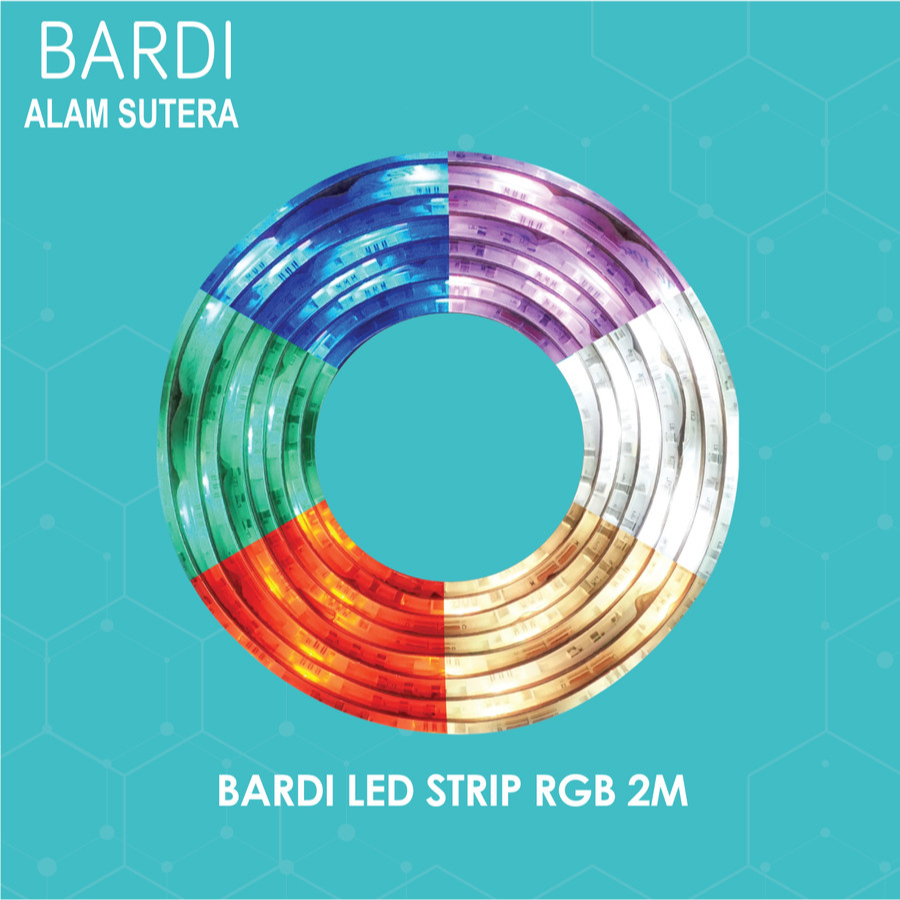 Jual BARDI Lampu LED Strip RGBWW Wifi 2M - control by app / google home ...