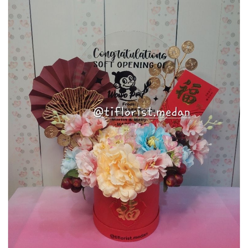 Jual acrylic bloom box flower, buket bunga akrilik | Shopee Indonesia