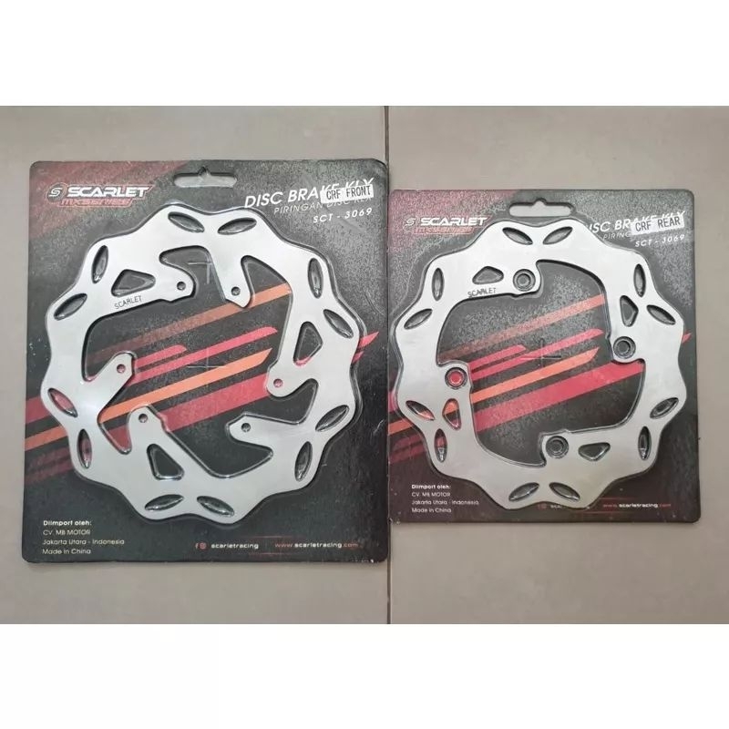Jual Piringan Cakram Set Depan 240 MM Belakang 19MM protaper mm CRF KLX 150 Disk Brake Set Front ...