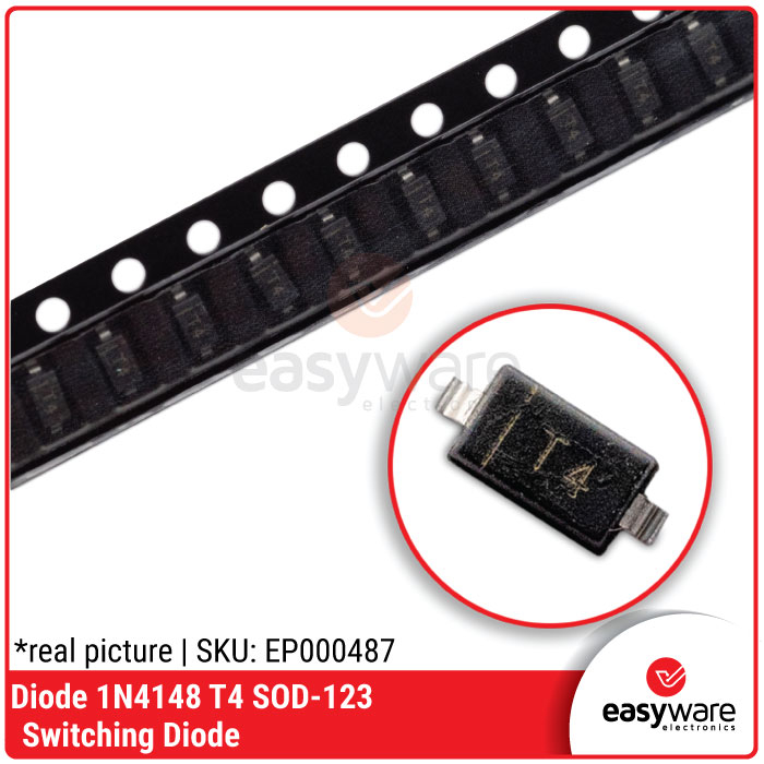 Jual Diode 1n4148 Sod123 1n4148w T4 Sod 123 Switching Diode 1n4148 Smd
