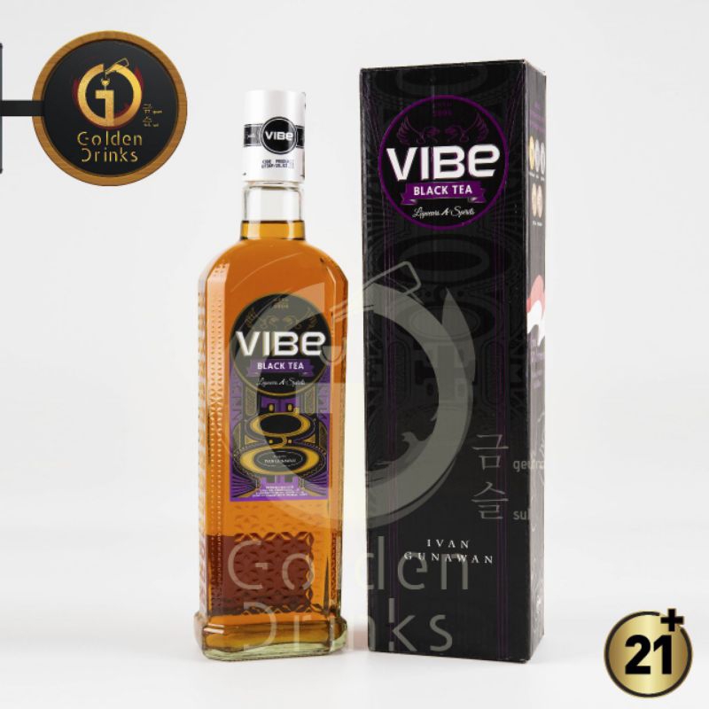 Jual Vibe Black Tea Liqueur Premium Series 700ml + FREE SLOKI | Shopee ...