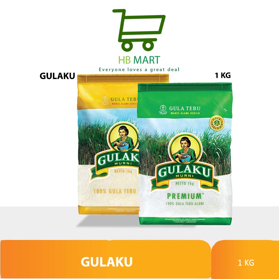 Jual Gulaku Gula Putih Gula Premium 1 Kg/ Gula Kuning Tebu Murni / 1Kg ...