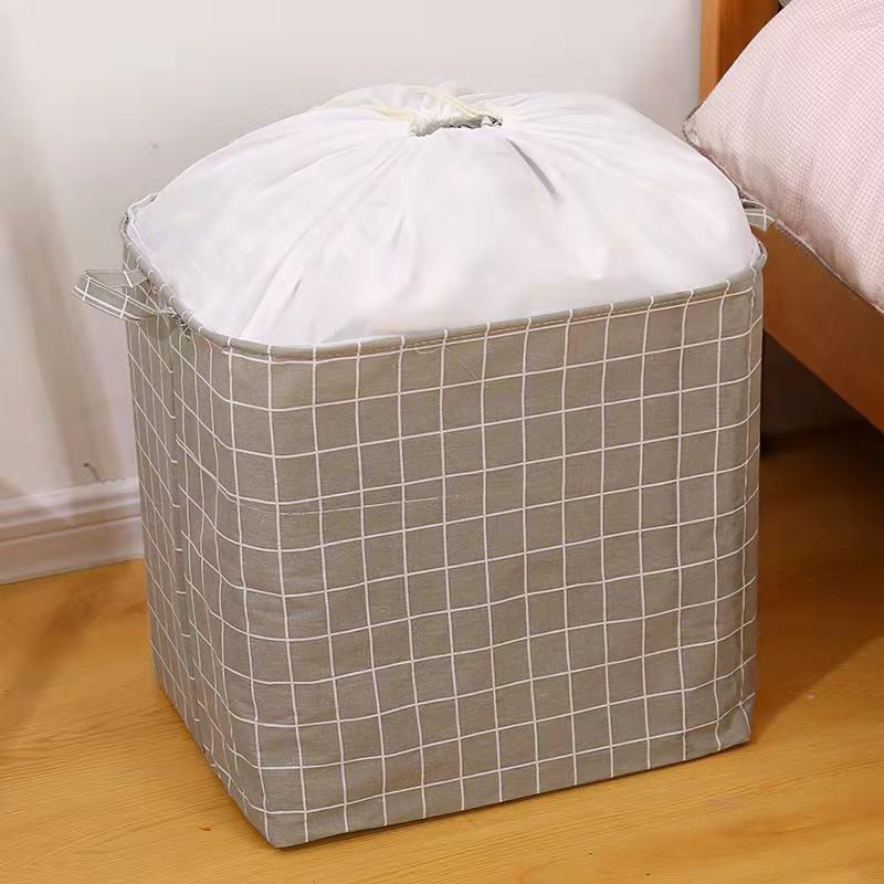 Jual Tas Keranjang Kain Kanvas Jumbo Tempat Penyimpanan Pakaian Baju ...