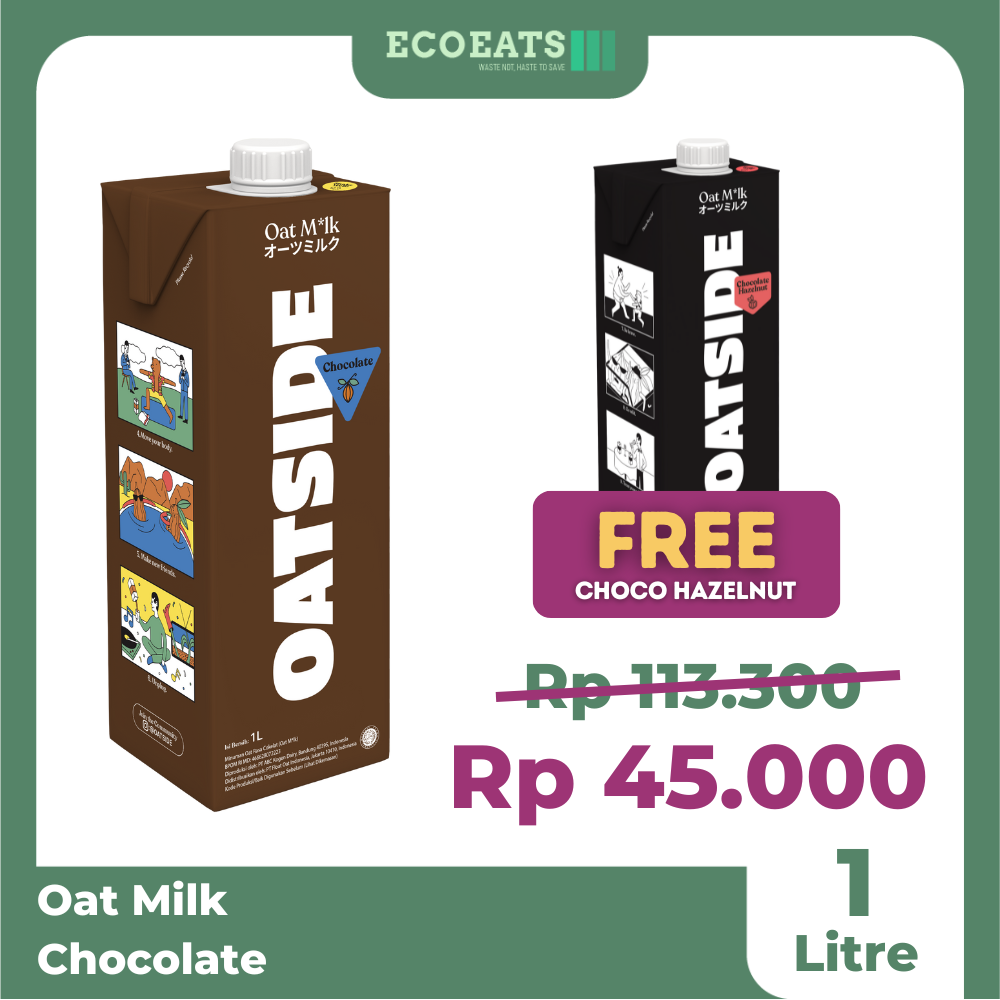 Jual Oatside Chocolate Oat Milk 1L - Susu Oat Gandum Lactose & Dairy ...