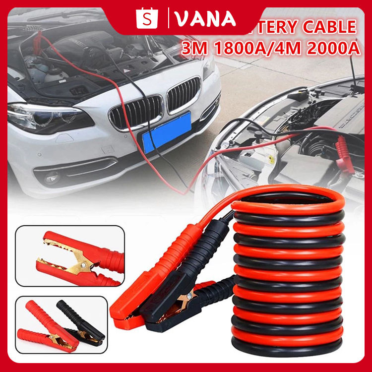 Jual VANA Kabel Starter Jumper AKI ACCU Memimpin Tembaga Murni 800AMP 3M 4M Mobil Booster Kabel ...
