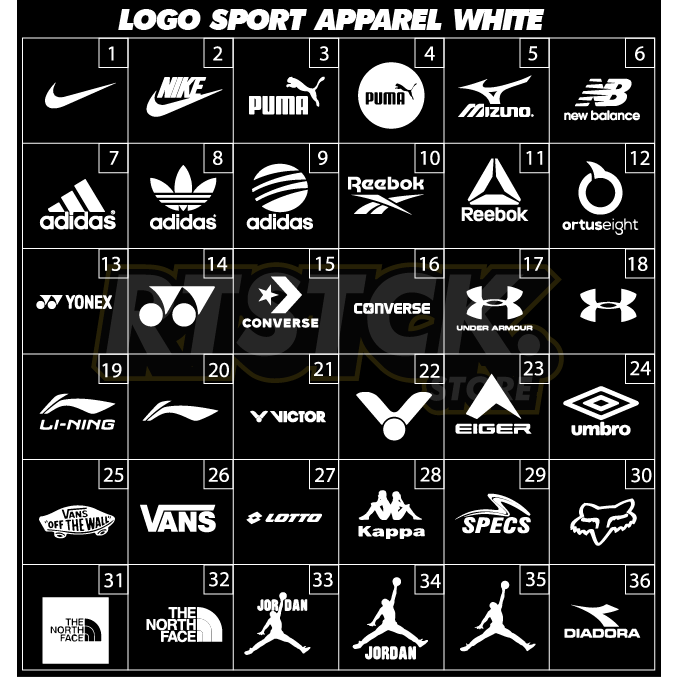 Jual SABLON SETRIKA LOGO SPORT BRAND Custom Emblem Patch Logo | Shopee ...