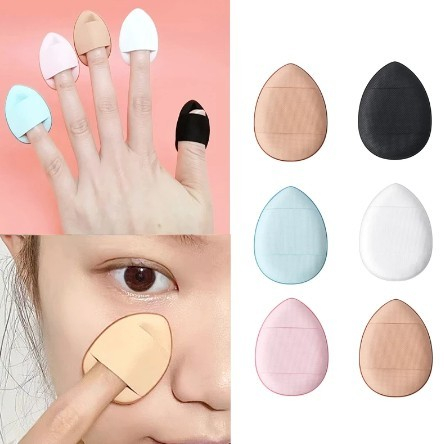 Jual Finger Spons Puff Bedak Mini Sponge Concealer Makeup | Shopee ...