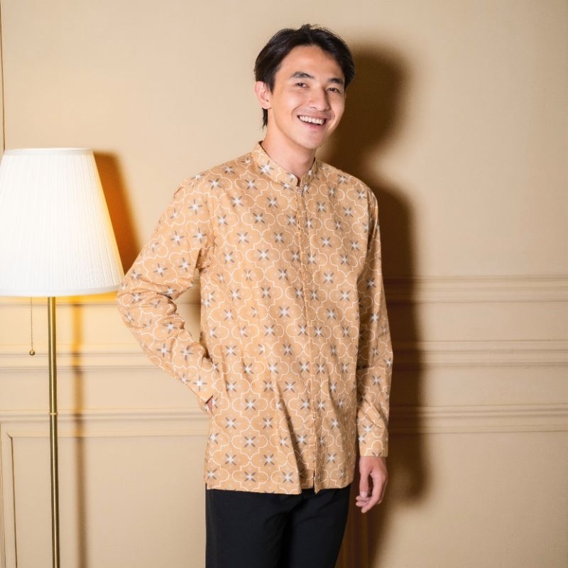 Jual ALDEBARAN- 100% katun Kemeja Koko Raya Series Ansel Lengan Panjang ...