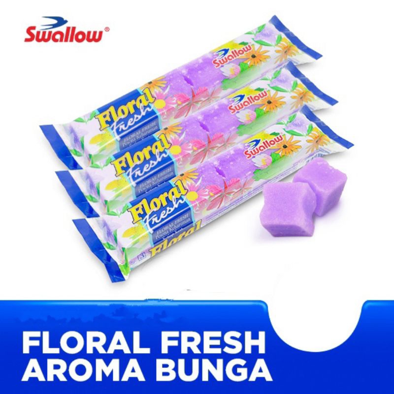 Jual Kamper Swallow Kotak Isi 6 Floral Fresh Kamper Pengharum Ruangan ...