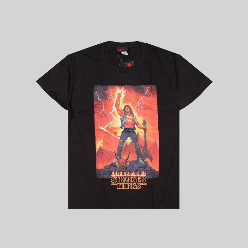 Jual TS STRANGER THINGS - EDDIE ROCKS ( ROCK MERCH ) | Shopee Indonesia