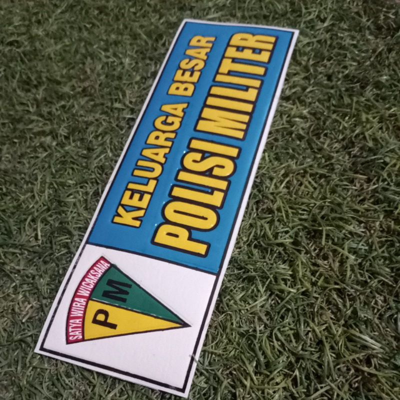 Jual STIKER EMBOS KELUARGA BESAR POLISI MILITER | Shopee Indonesia