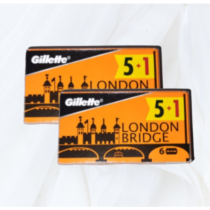 Jual Gillette London Bridge Silet Cukur Original Twinpack (1 Kotak isi ...