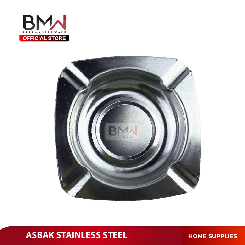 Jual Asbak Stainless Kotak Tempat Putung Roko Rokok Tebal Awet Murah ...
