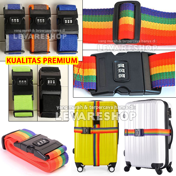 Jual Luggage Belt Strap Tali Sabuk Pengaman Pengunci Pengikat Koper Tas ...