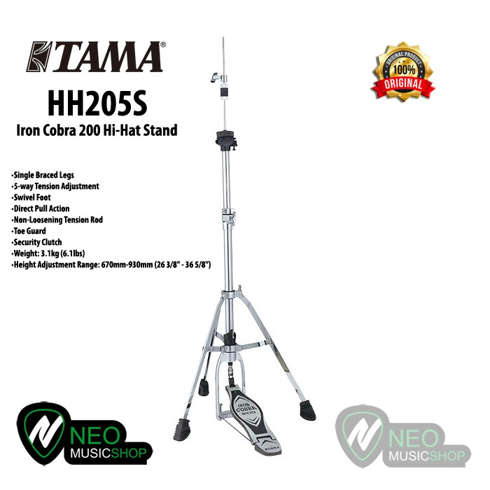 Jual TAMA HH205S Iron Cobra 200 Hi-Hat Stand | Shopee Indonesia