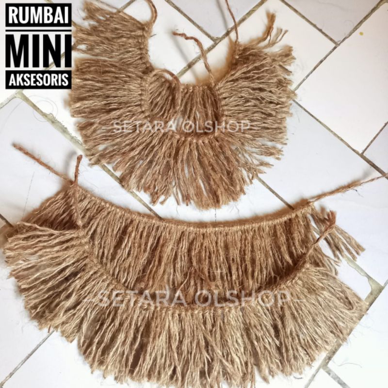 Jual Rumbai goni mini aksesoris tangan atau kaki adat Papua | Shopee ...
