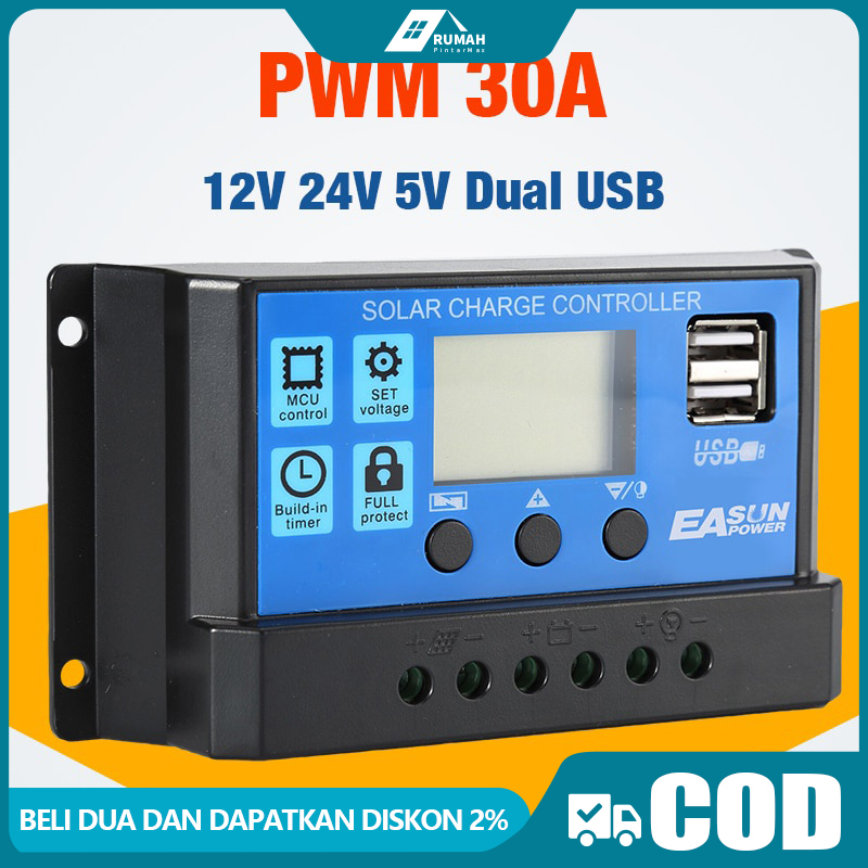Jual Solar Charge Controller Mppt Epever Solar Charge Controller LCD ...