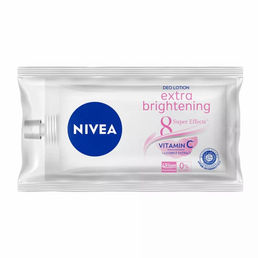 Jual Nivea Deodorant Sachet 9 ml Extra Brightening / Nivea Deo Lotion ...