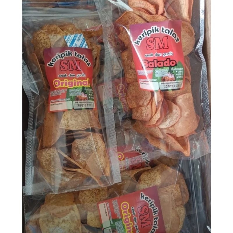 Jual Keripik Talas SM / Keripik Talas Khas Pontianak / Talas Snack ...
