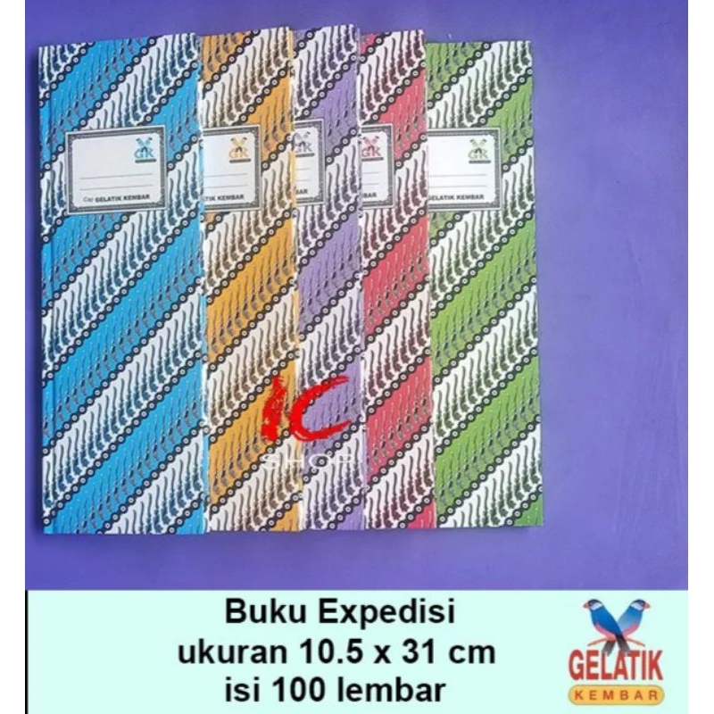 Jual Buku Batik Ekspedisi Isi 100 Lembar Hard Cover | Shopee Indonesia