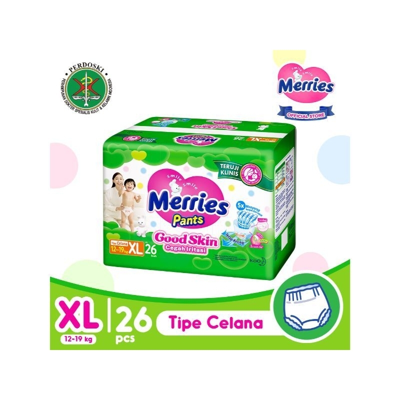 Jual popok merries ukuran M, L, XL | Shopee Indonesia