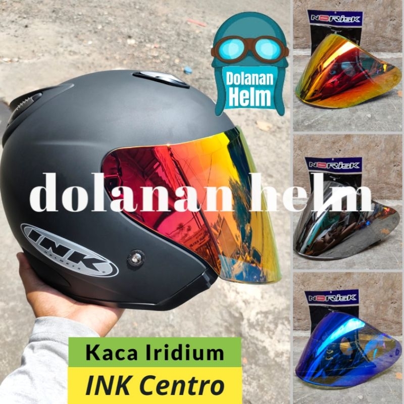 Jual Kaca Helm INK Centro Visor Helmet Venom Open Flat Datar INK Centro ...