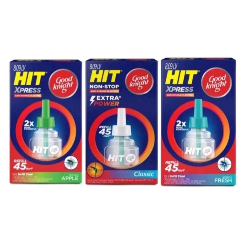 Jual HIT ELEKTRIK REFILL GOOD KNIGHT XPRESS | NON STOP 35ML | FRESH ...