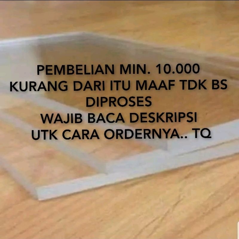 Jual Acrylic Sheet Custom mika Lembaran 6mm Akrilik | Shopee Indonesia