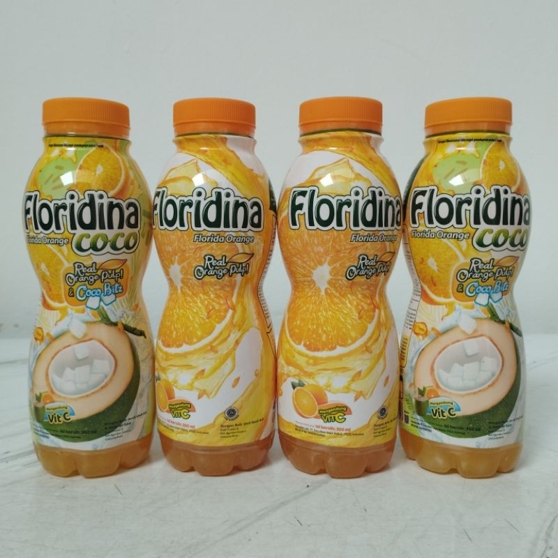 Jual FLORIDINA FLORIDA ORANGE / FLORIDINA JERUK DAN COCO 350ml | Shopee ...