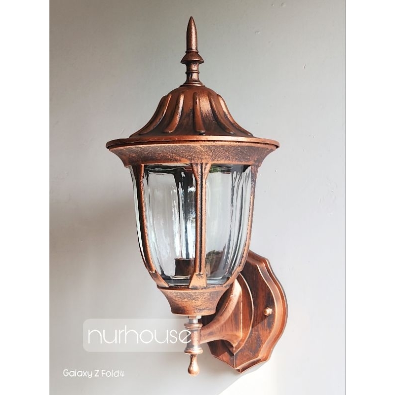 Jual Lampu Dinding lampu pilar 1007 Merah Tembaga | Shopee Indonesia
