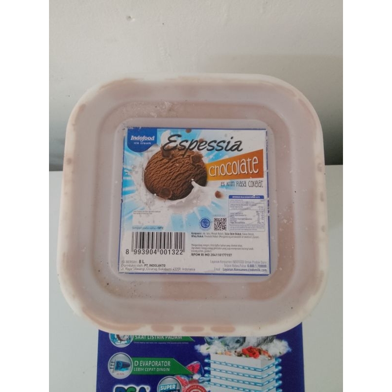 Jual (sabtu minggu BUKA) Es Krim Espessia 8 liter Indofood Indoeskrim ...