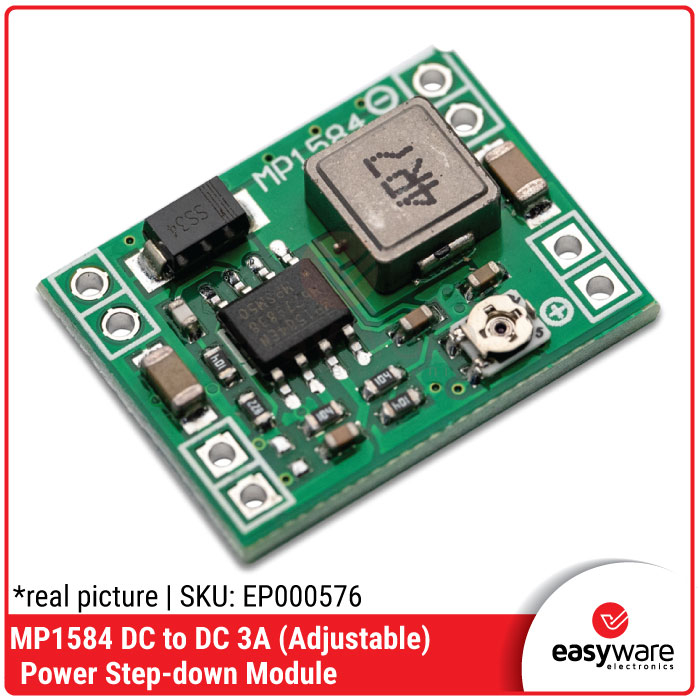 Jual MP1584 MP1584EN DC tp DC 3A Mini Step down module like LM2596 Mini | Shopee Indonesia