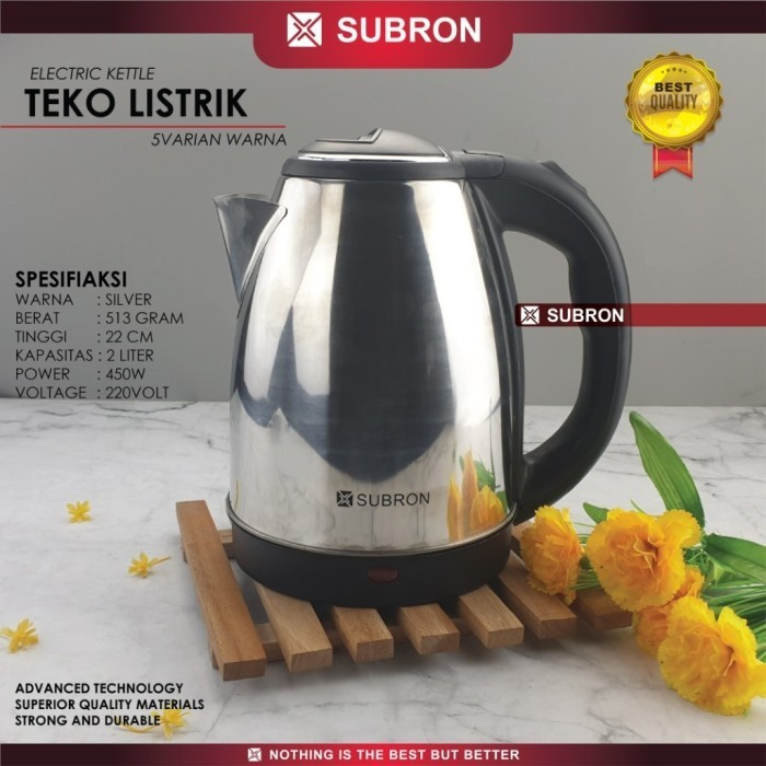Jual Teko Termos Listrik Pemanas Air Thermos Kettle Electric 2 Liter ...