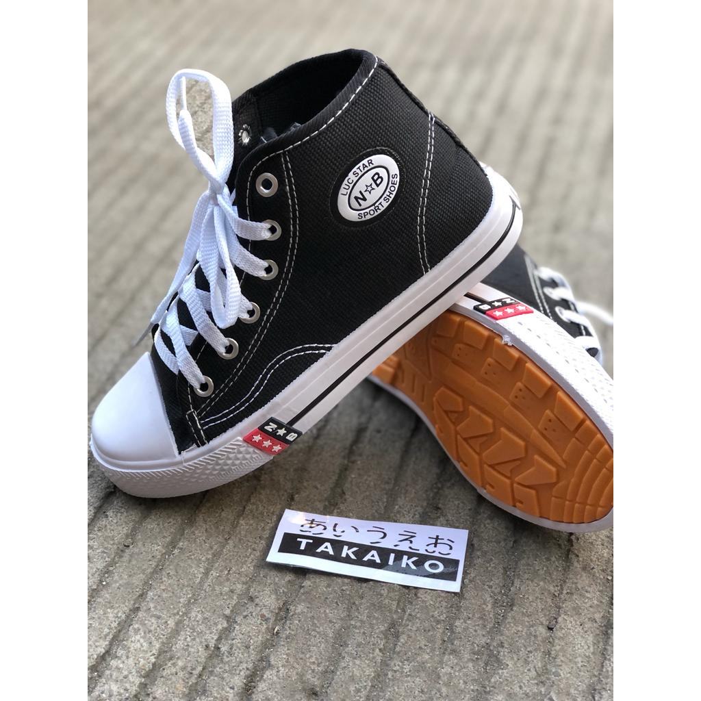 Jual SEPATU SEKOLAH NB ANAK TK DAN SD MODEL TALI DAN PREKAT | Shopee ...
