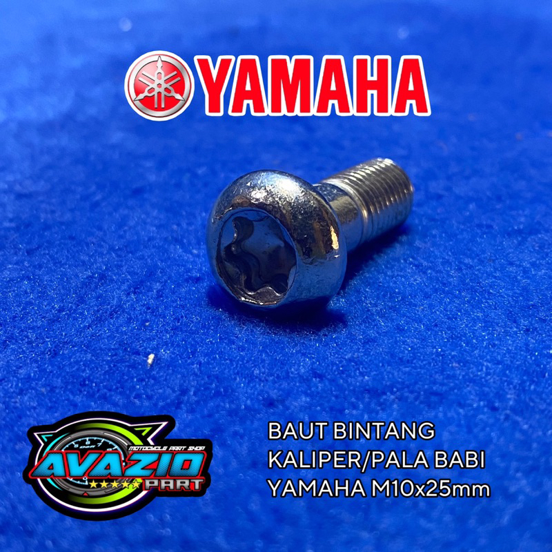 Jual BAUT L BINTANG KALIPER CAKRAM DEPAN YAMAHA M10x25mm | Shopee Indonesia