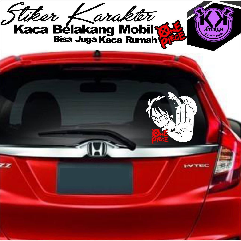 Jual STIKER ONE PIECE/SC.051/STIKER KACA MOBIL/STIKER KARAKTER/STIKER ...