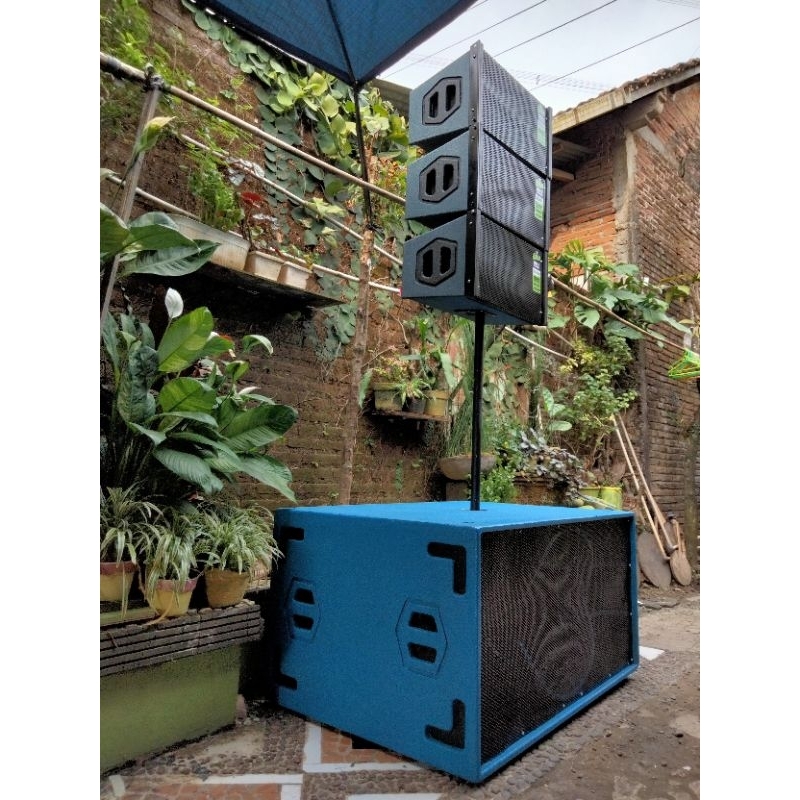 Jual box line array 10 inch 550 murah full braket busa anti air & gril ...