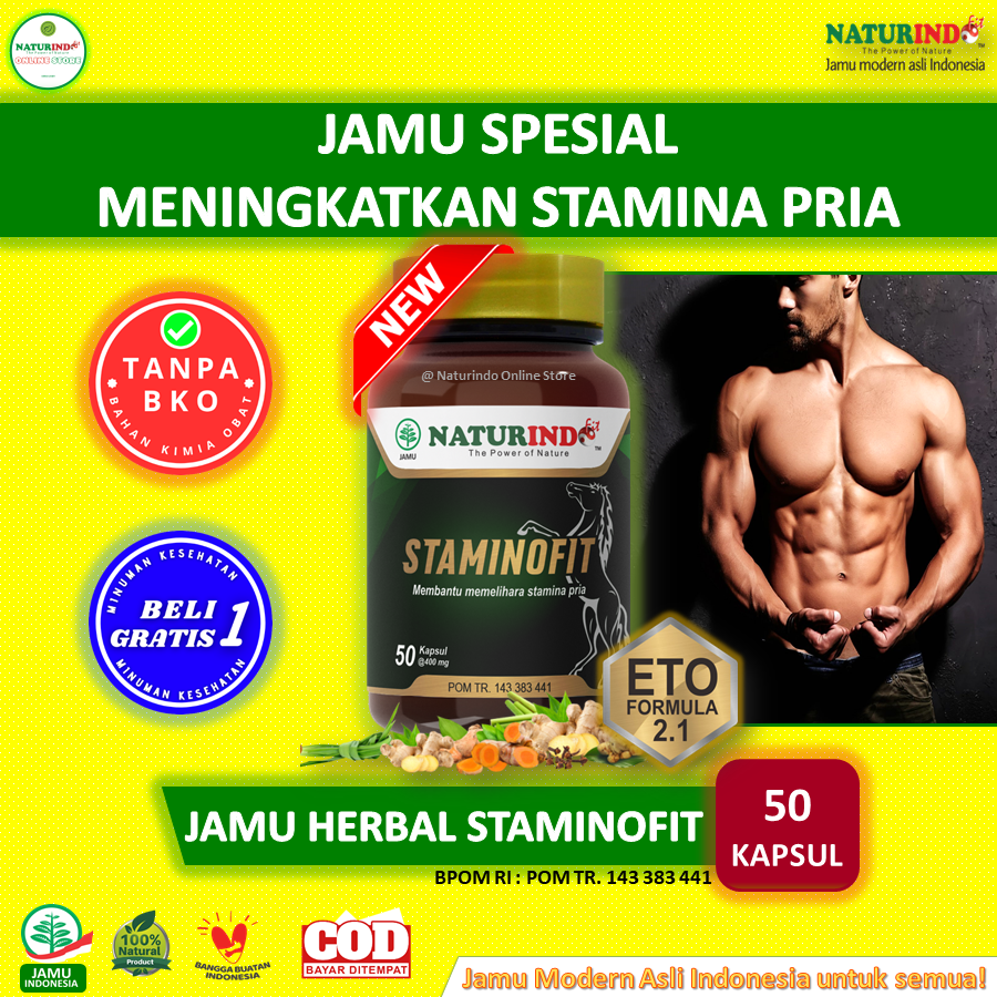 Jual Staminofit Naturindo Suplemen Obat Herbal Memelihara Menjaga ...