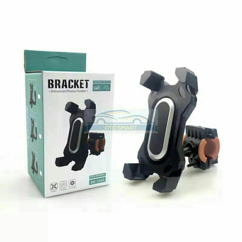 Jual ISC Big Stand Holder Stang Hp Sepeda dan Motor Rotasi 360 ...