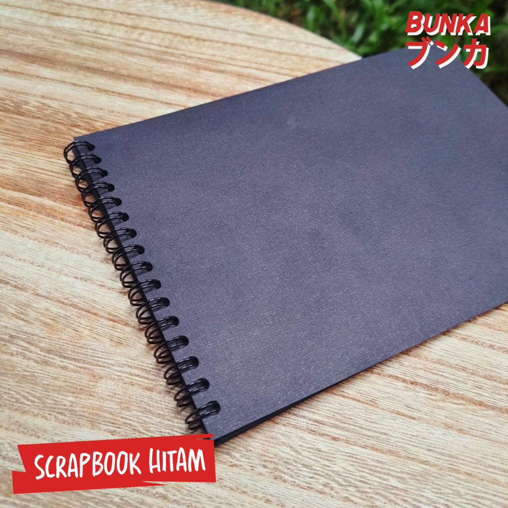 Jual Scrapbook Hitam A5 Aesthetic Album vintage buku catatan story book ...
