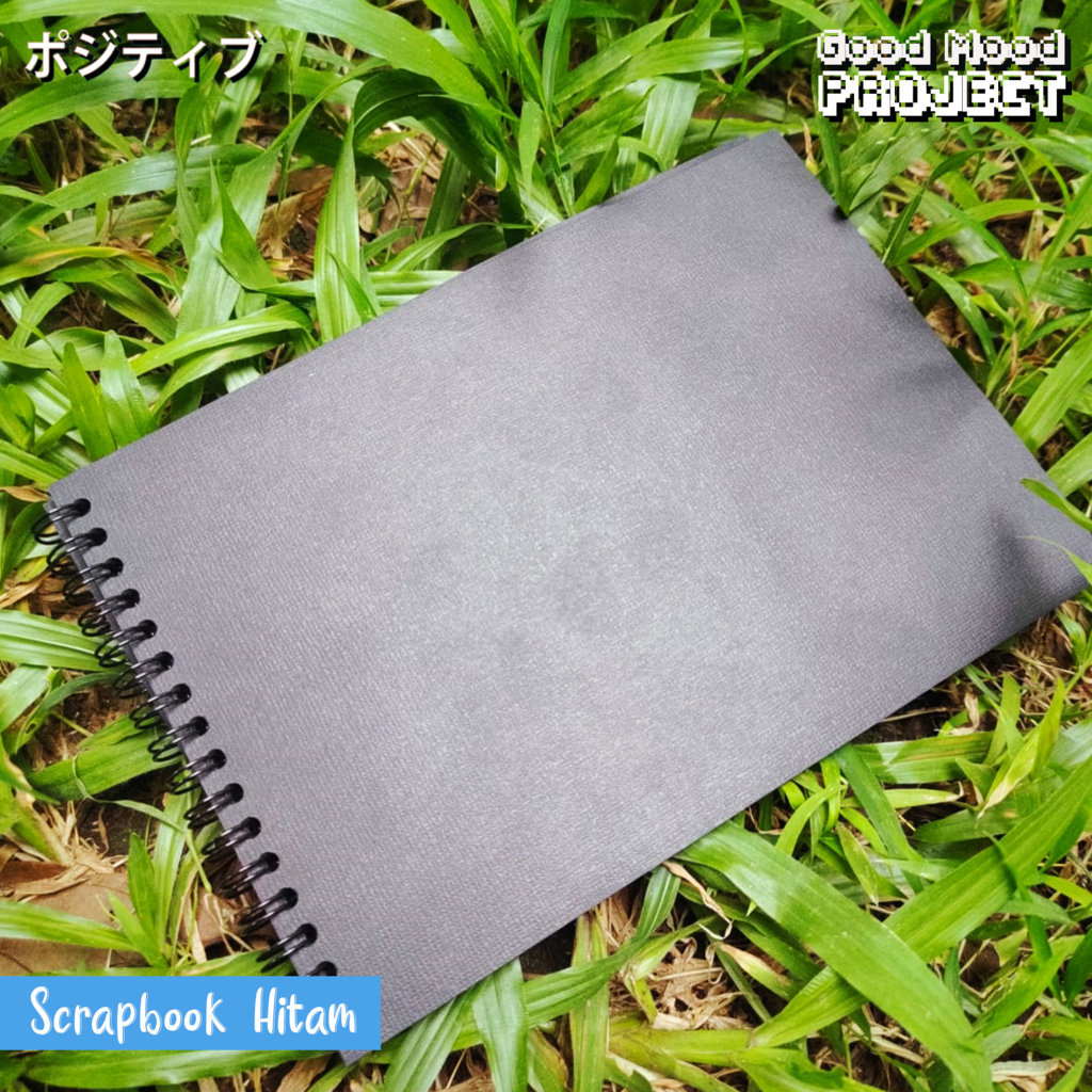 Jual Scrapbook Hitam / buku tulis / album foto / notebook / buku gambar ...