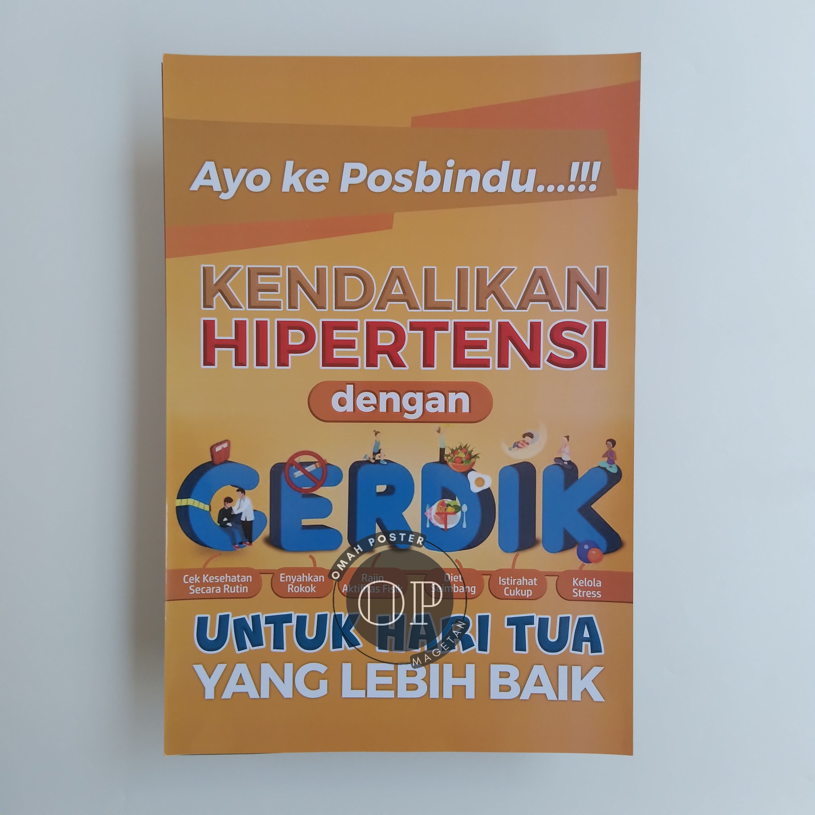 Jual Poster Kesehatan - Poster Ayo ke Posbindu - Poster Kendalikan ...