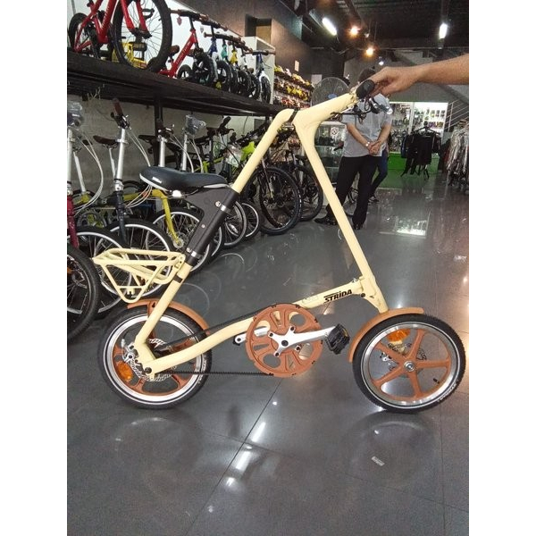 Jual Sepeda Lipat STRIDA Light Cream 16inch Alloy Original Folding Bike ...