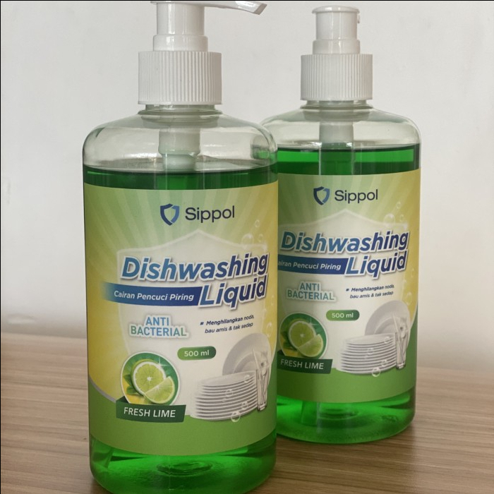 Jual SIPPOL Dishwashing Liquid Sabun Cuci Piring S-Clink 500 ml ...