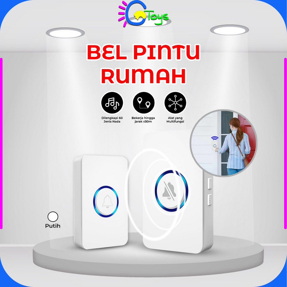Jual CR-C847 Bel Rumah Wireless Tanpa Kabel Nirkabel Remote 1 ...
